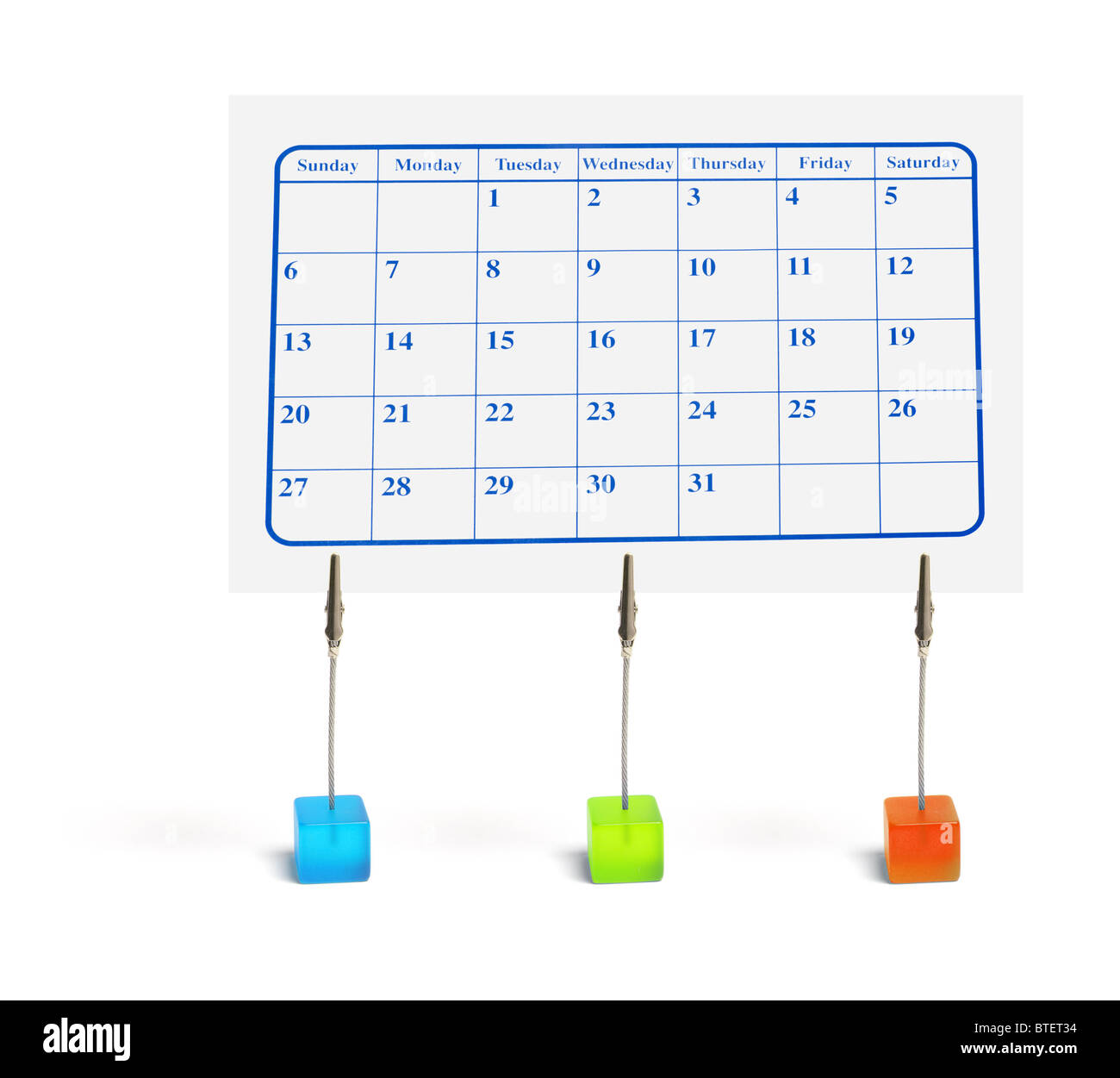 Memo calendar hi-res stock photography and images - Alamy