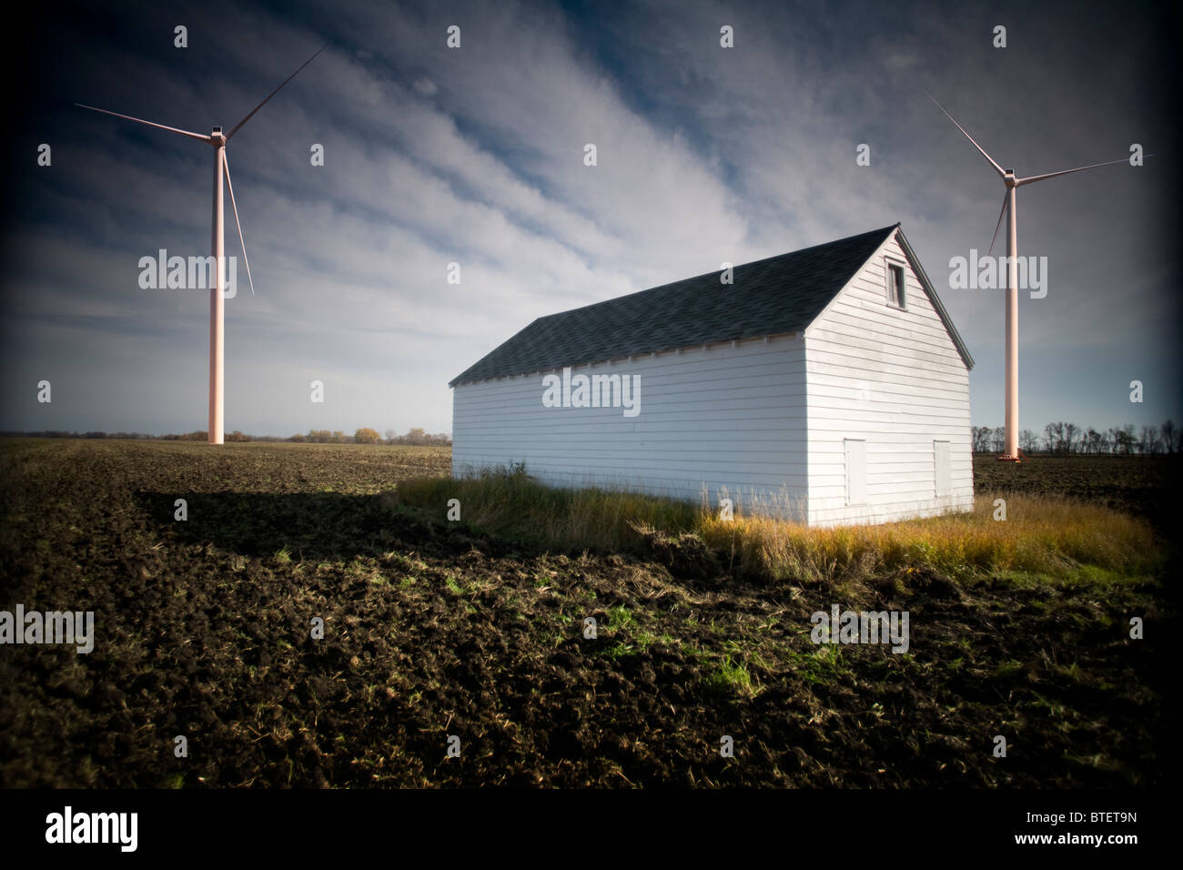 Old fashioned windmill wind turbine hi-res stock photography and images ...