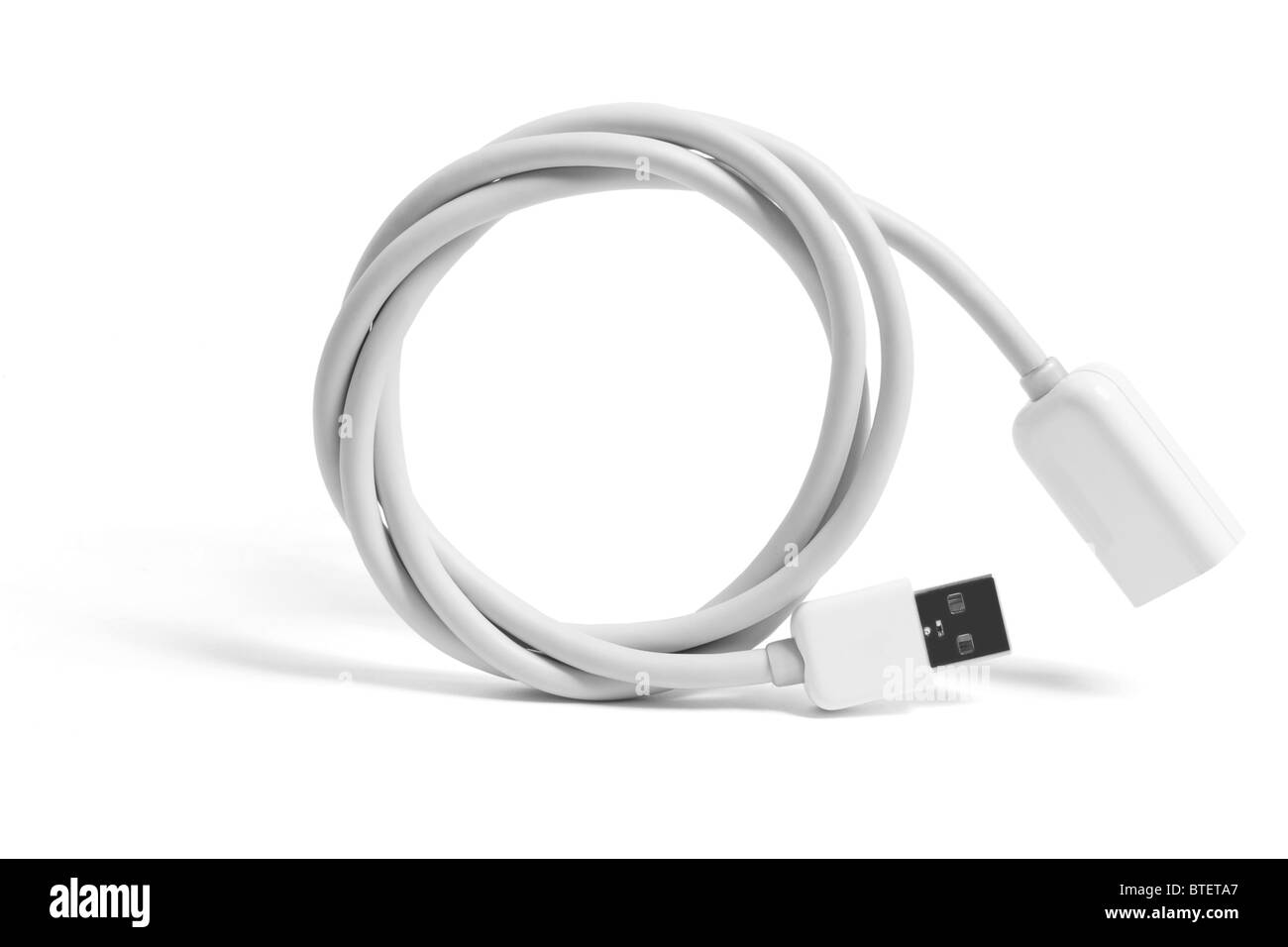 Usb cable connection Black and White Stock Photos & Images - Alamy