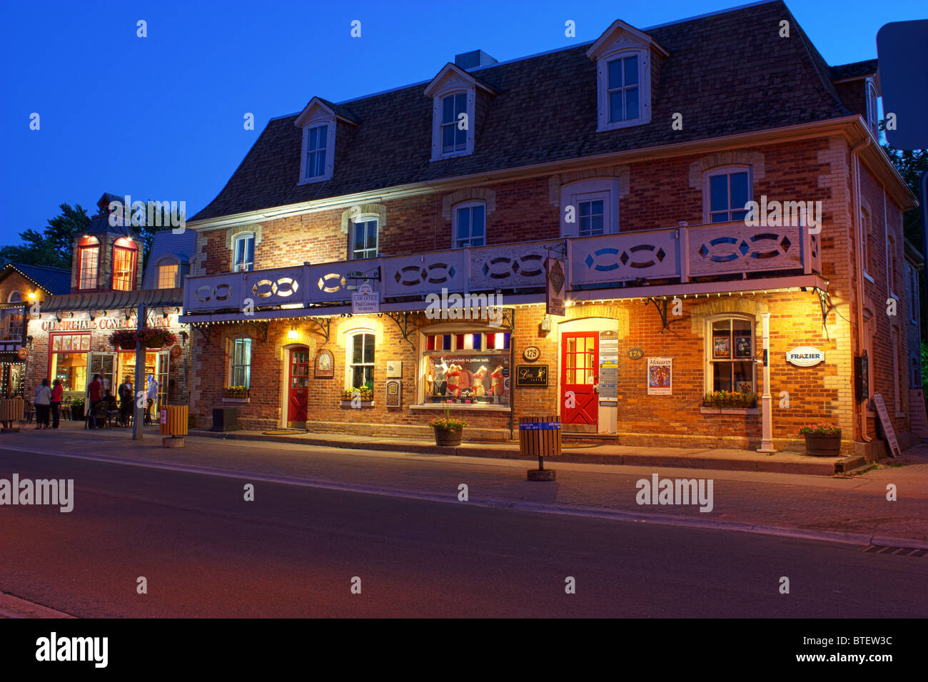 main street unionville is an old street in markham, ontario, canada ...