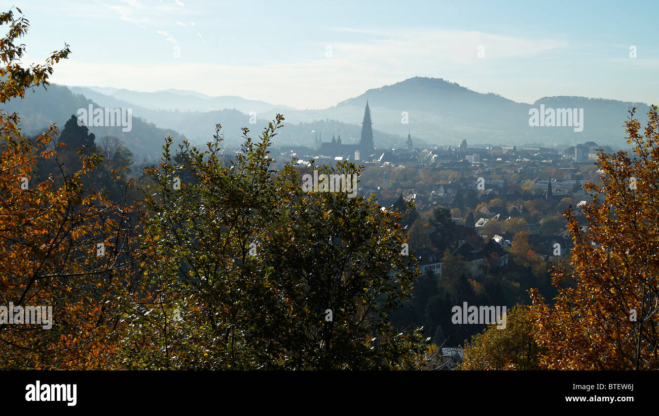 Freiburg city view autumn hi-res stock photography and images - Alamy