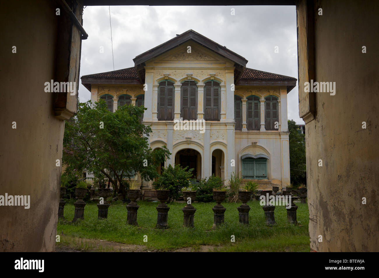 A Sino-Colonial house in Phuket Town, Phuket, Thailand Stock Photo - Alamy