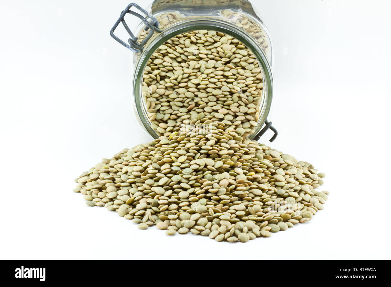 jar with lentils Stock Photo - Alamy