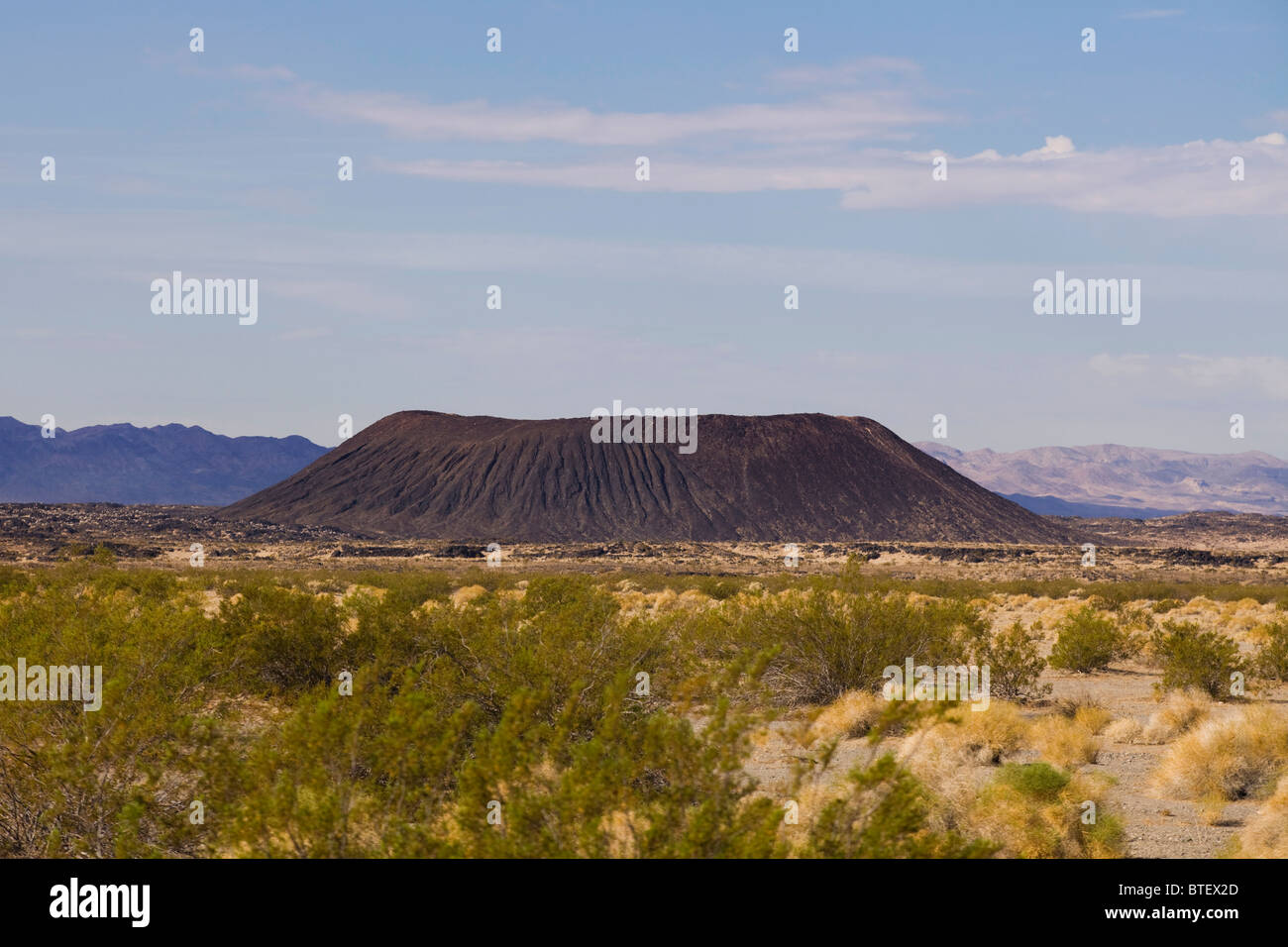 Amboy Crater cone - California, USA Stock Photo - Alamy