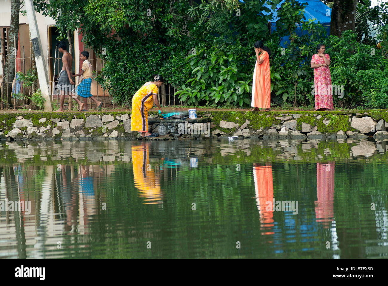 Backwaters of Kerala.Kuttanad, India Stock Photo - Alamy