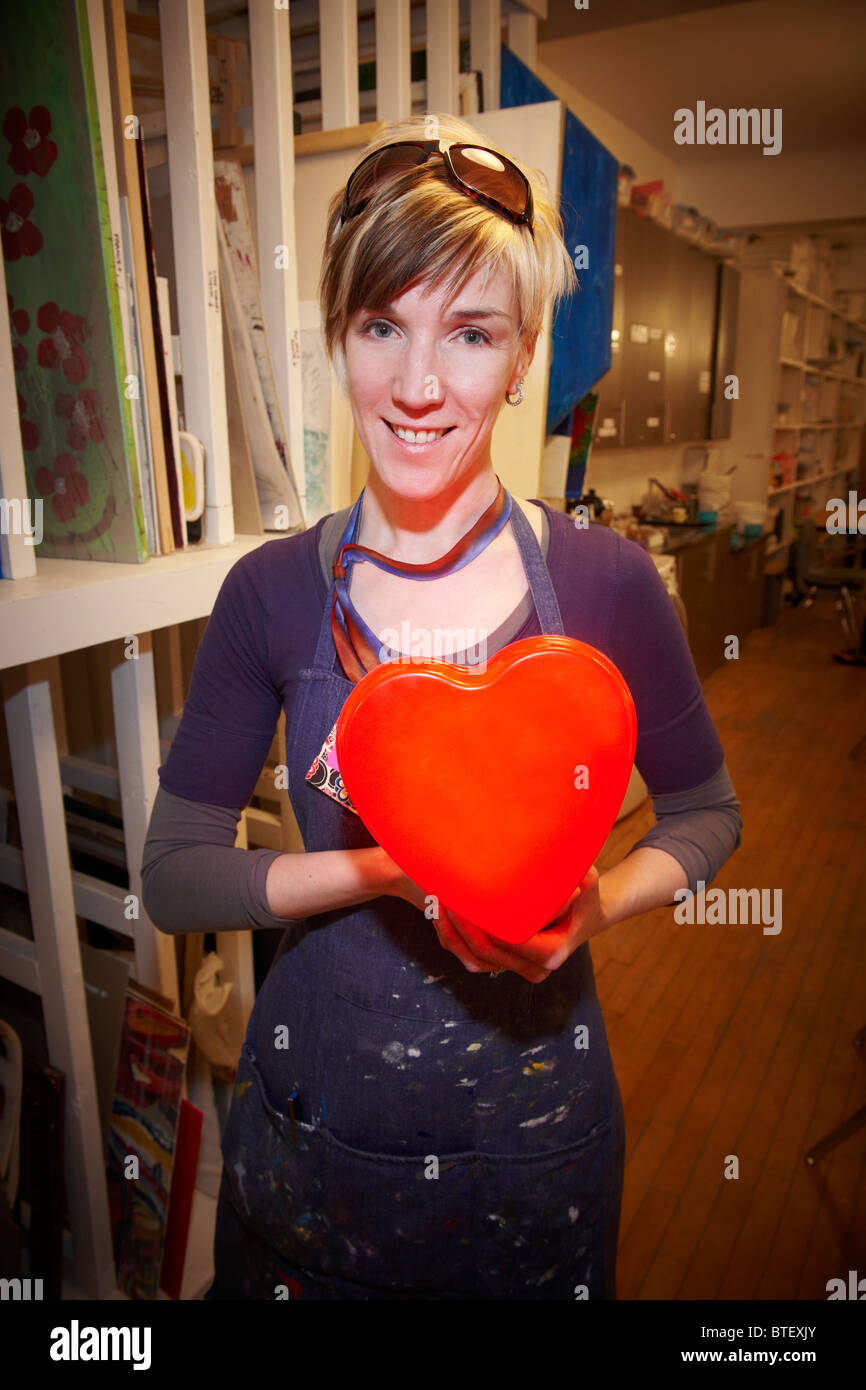 Artist Holding Heart High Resolution Stock Photography and Images - Alamy