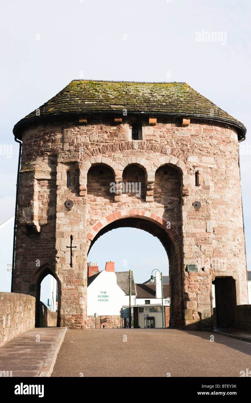 The Monnow Bridge in Monmouth Stock Photo - Alamy