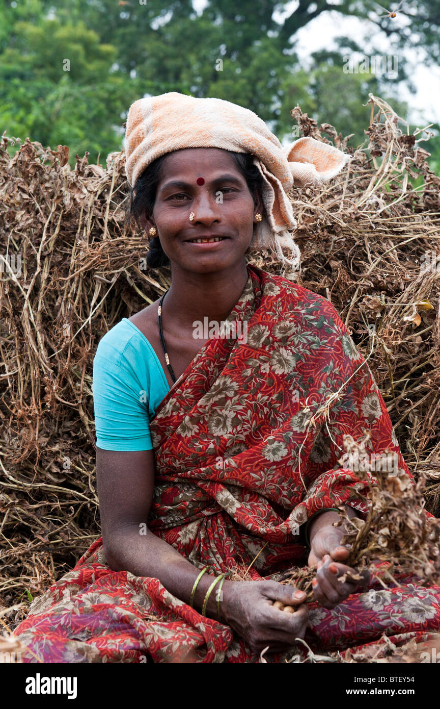 Woman harvesting peanuts in hi-res stock photography and images - Alamy