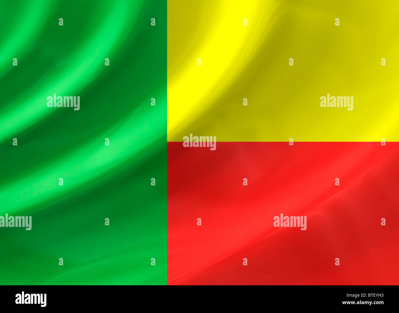 Benin flag hi-res stock photography and images - Alamy