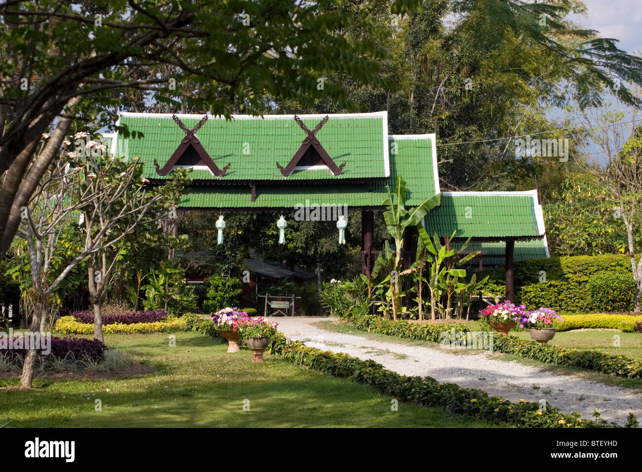 A beautiful small hotel is in a secluded location in the hills ...