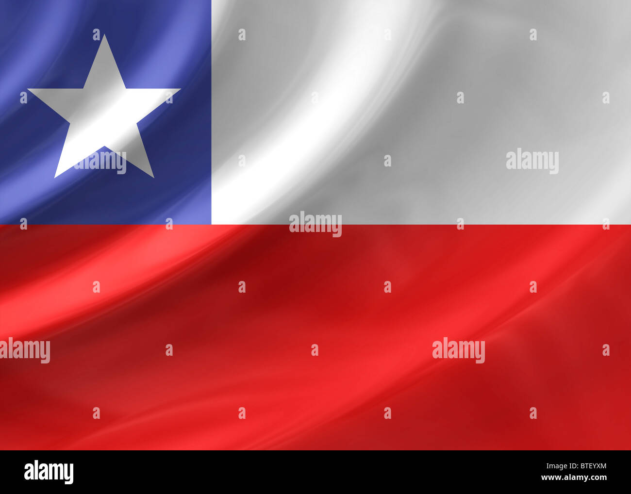 Chile flag hi-res stock photography and images - Alamy
