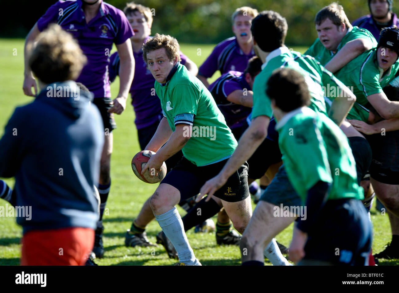 A rugby match at a university.Varsity sports afternoon Stock Photo - Alamy