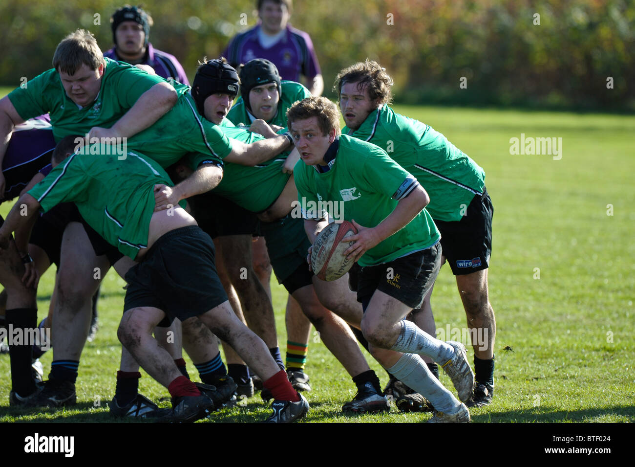 A rugby match at a university.Varsity sports afternoon Stock Photo - Alamy