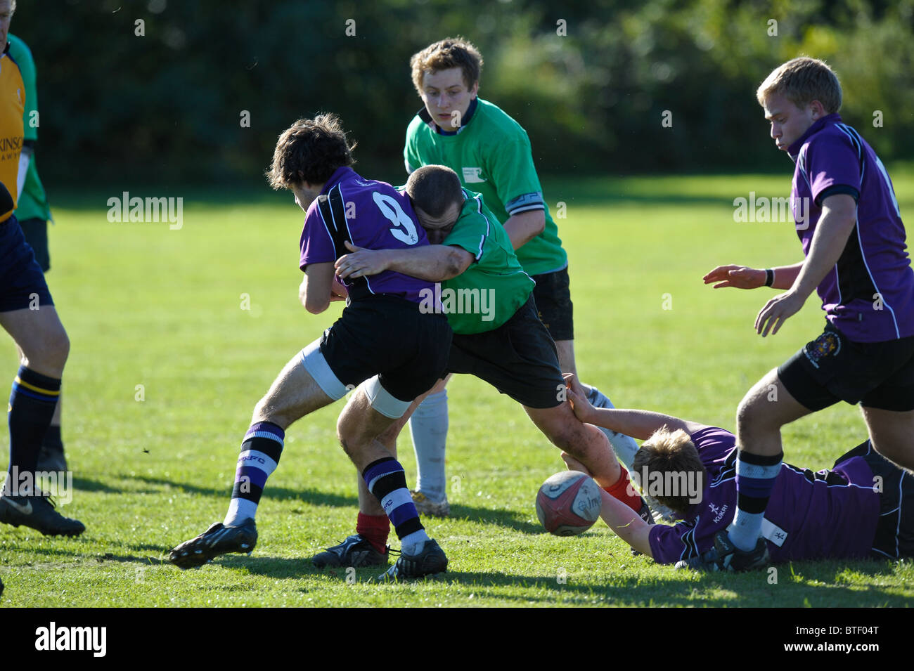 A rugby match at a university.Varsity sports afternoon Stock Photo - Alamy