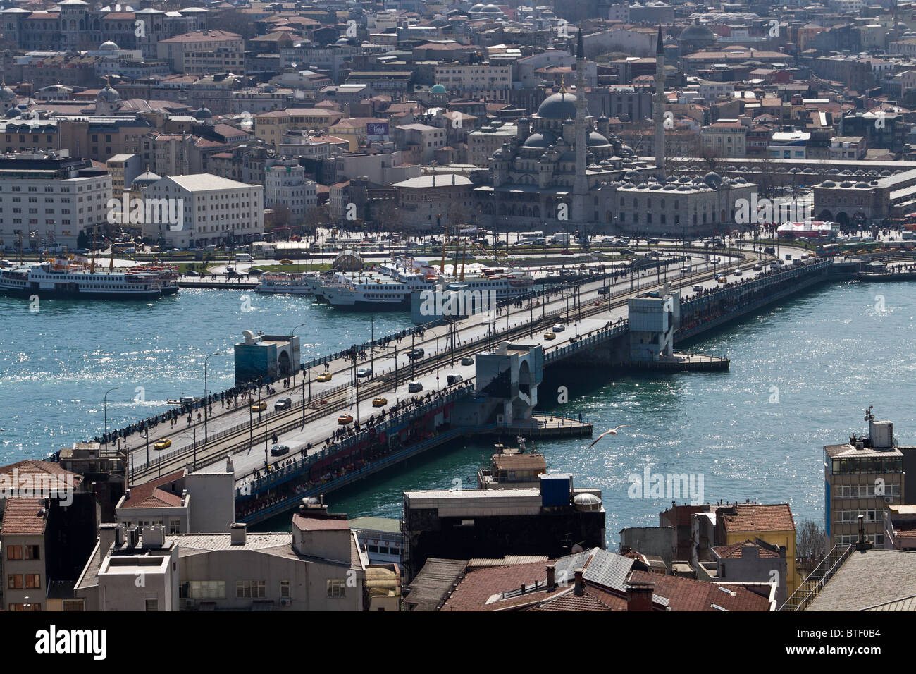 Galata bridge, Istanbul, Turkey Stock Photo - Alamy