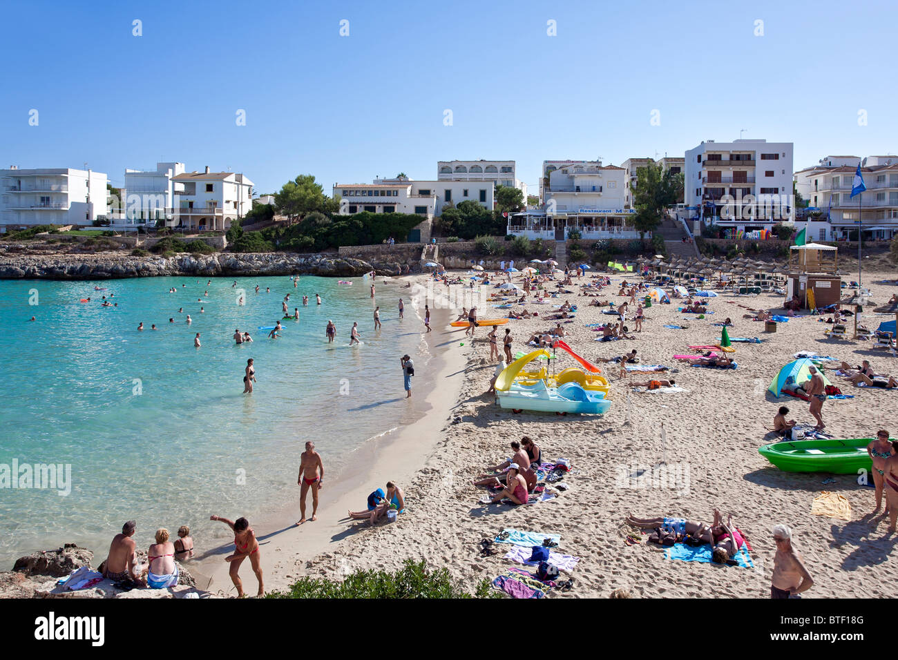 Cala Marçal beach. Felanitx Mallorca Island. Spain Stock Photo - Alamy