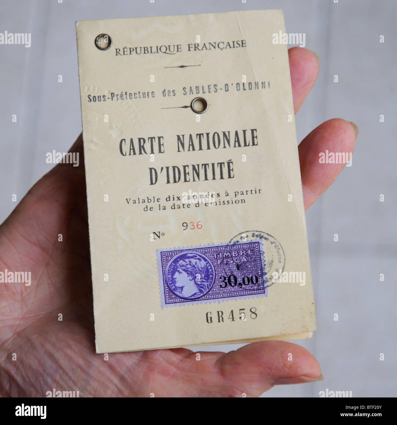 French passport stamp hi-res stock photography and images - Alamy