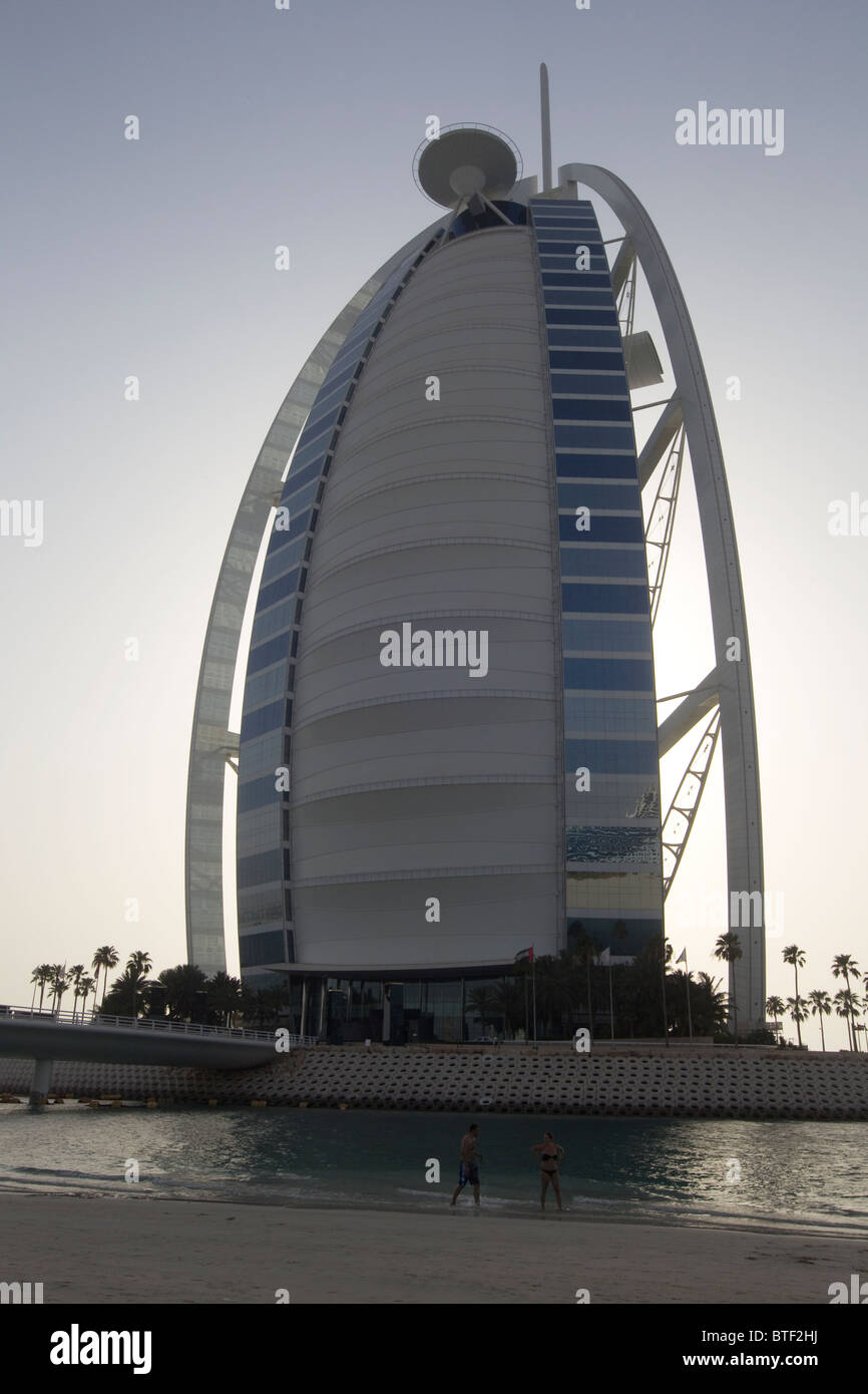 Exterior view of the Hotel Burj Al Arab, Dubai Stock Photo - Alamy