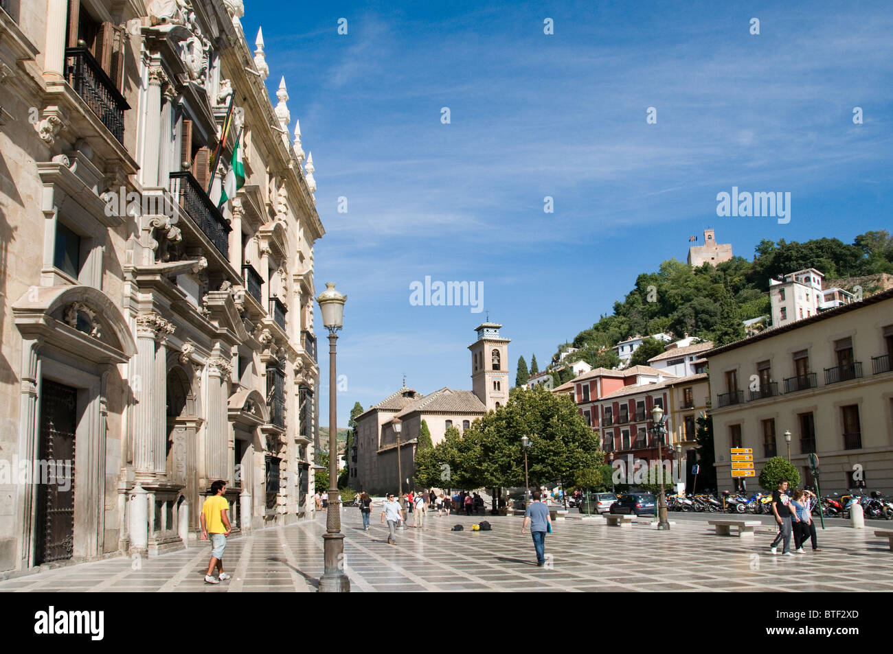 Granada Spain Plaza Santa Ana High Resolution Stock Photography and ...