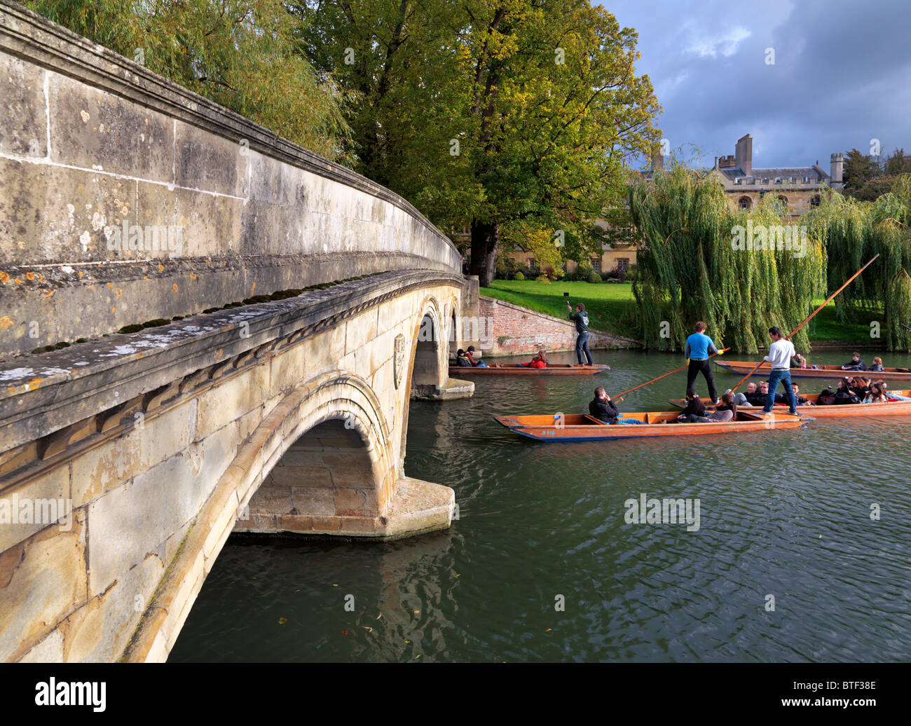 Trinity College Bridge Stock Photo - Alamy