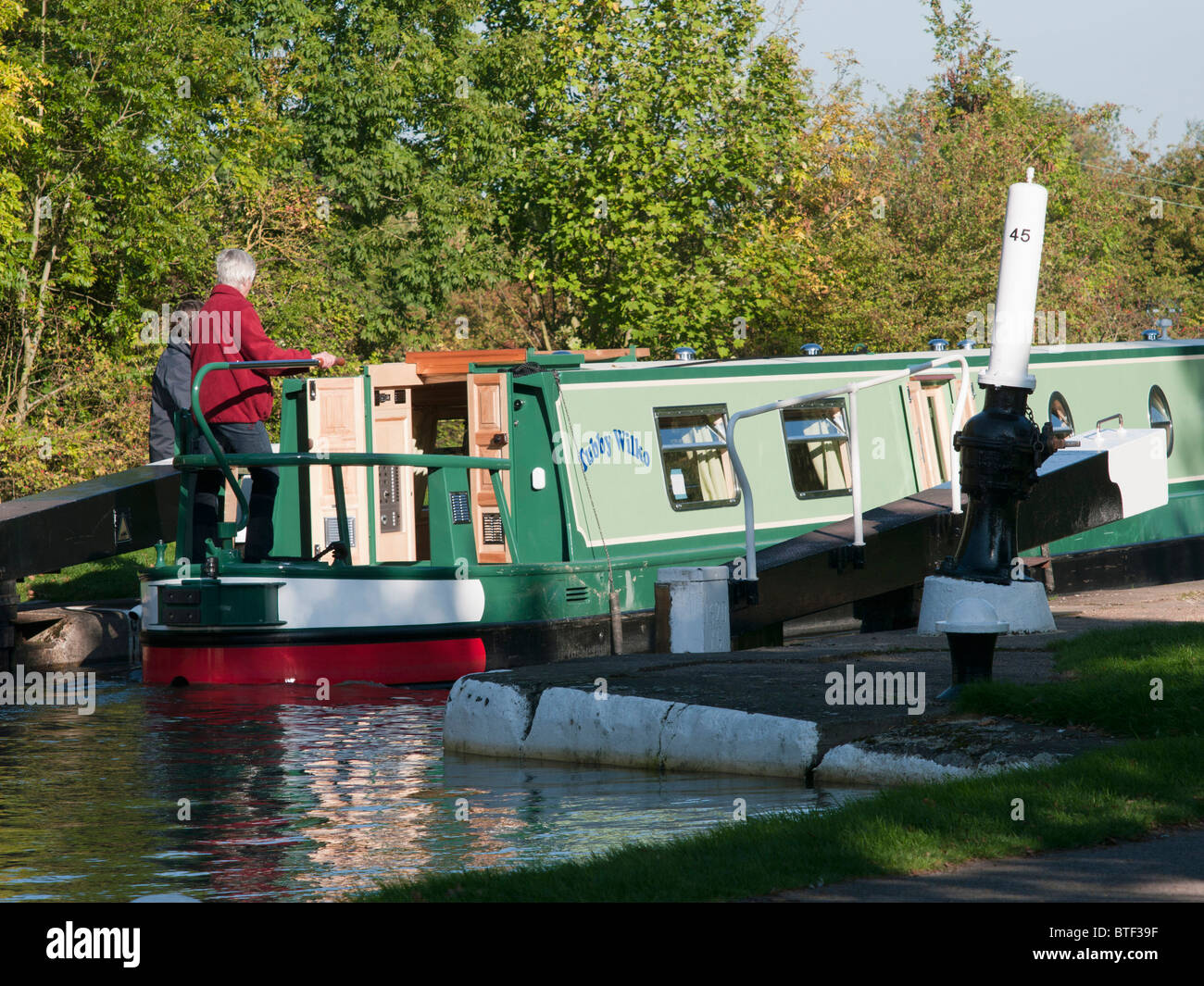 grand union canal hatton flight of locks warwickshire midlands england ...