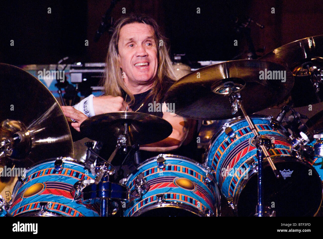 Iron maiden somewhere back in time tour hi-res stock photography and ...