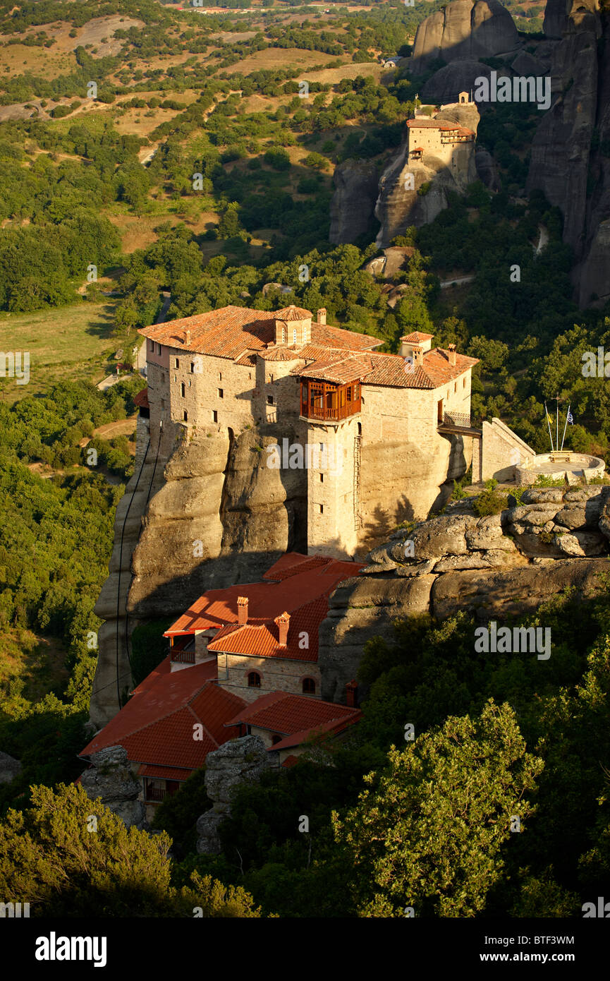 Greek Orthodox Rosanou Monastery (Front) and Monastery of St Nicholas ...