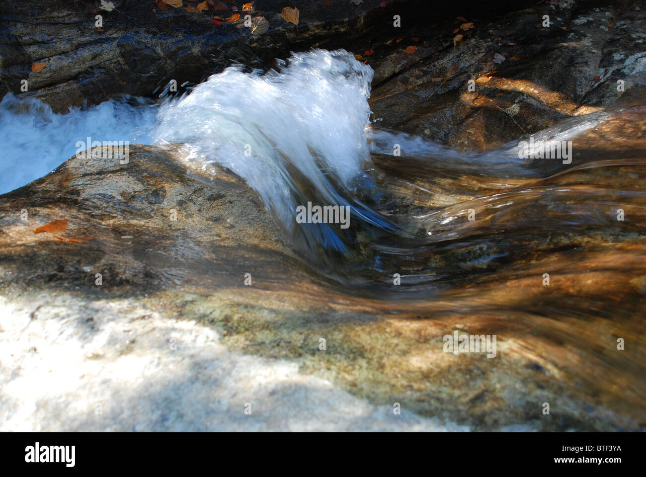Rushing water - short exposure Stock Photo - Alamy