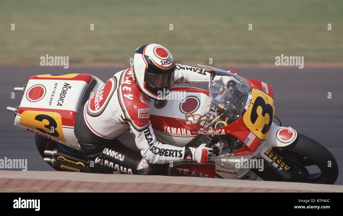Wayne Rainey Vintage MotoGP Stock Photo - Alamy