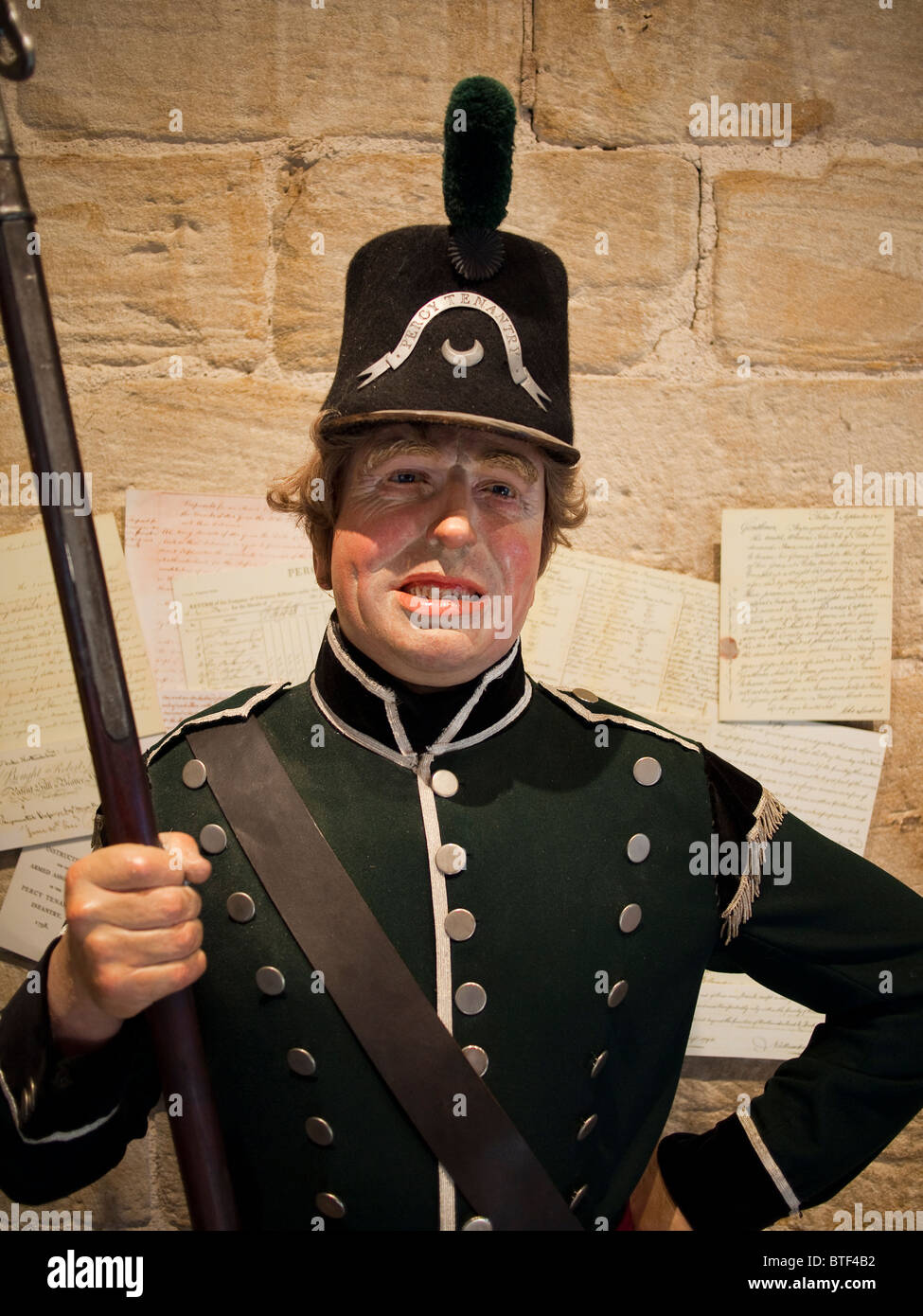 Soldier Mannequin, Alnwick Castle, Northumberland Stock Photo - Alamy