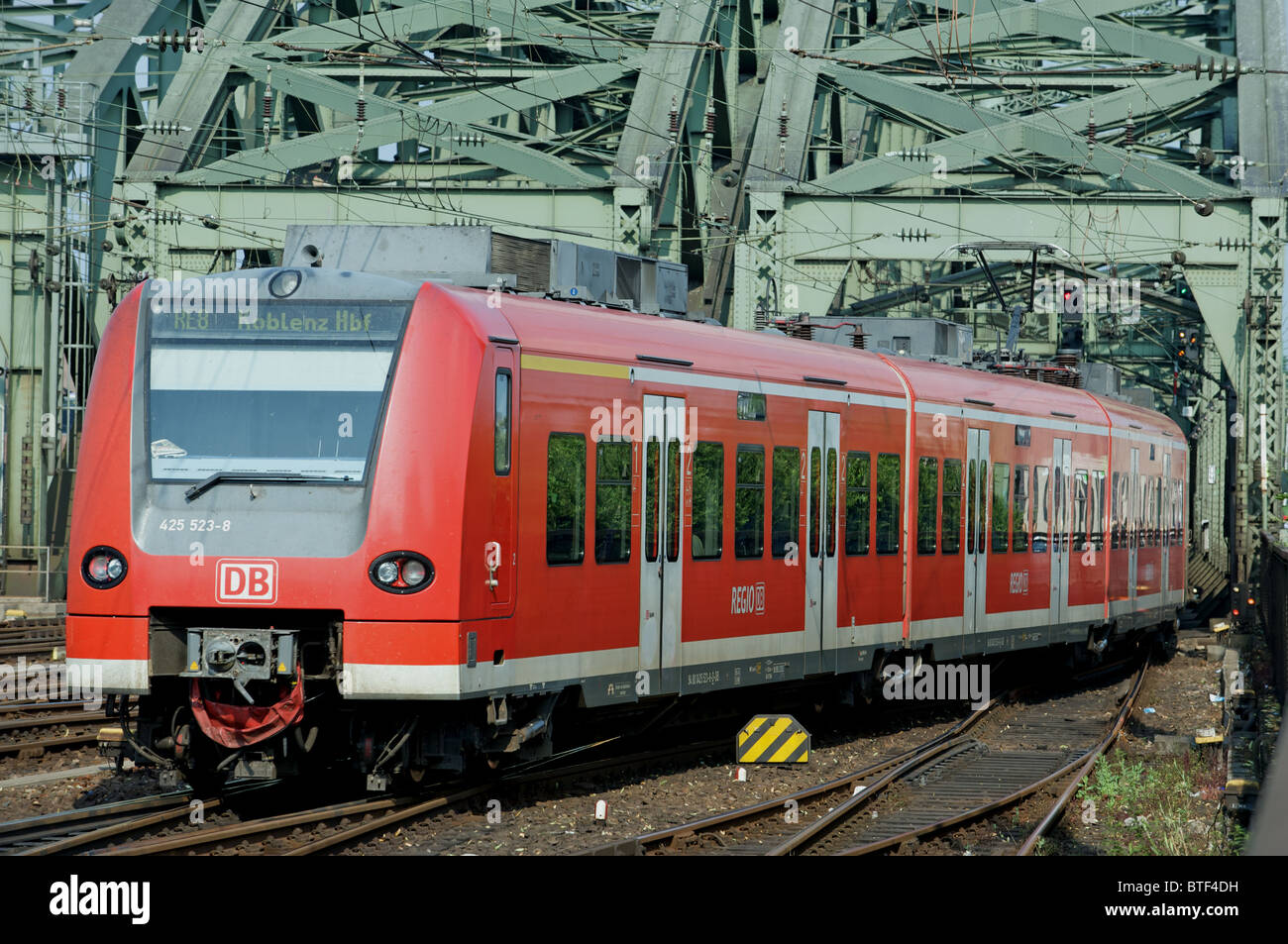 Commuter train, Cologne, Germany Stock Photo - Alamy