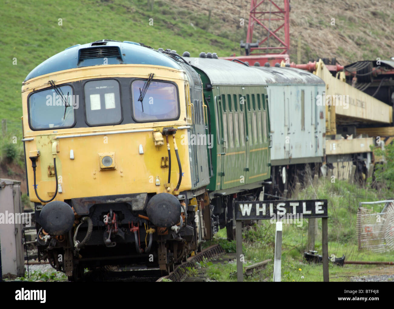 Cheddleton light steam railway Stock Photo - Alamy