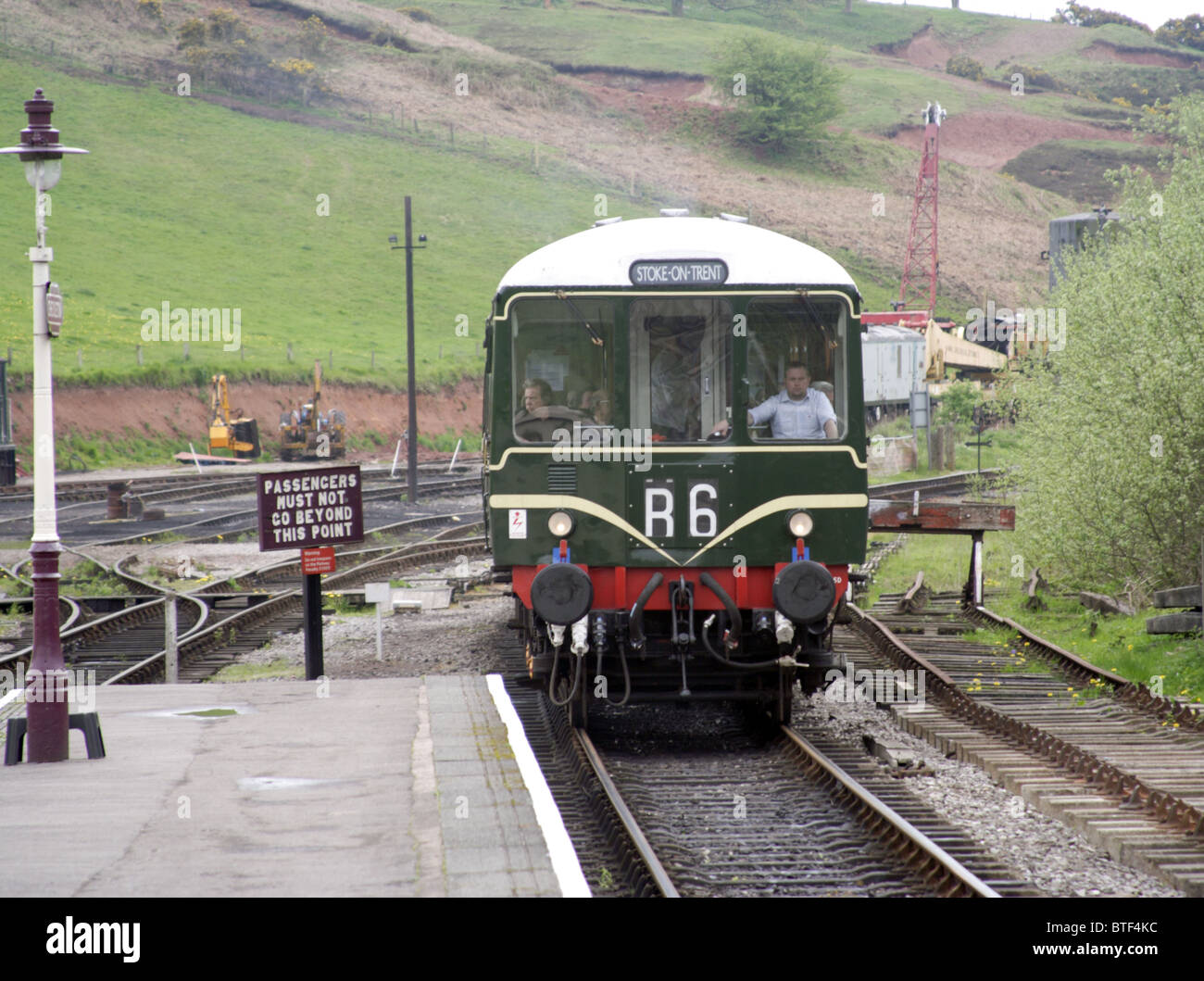 Cheddleton light steam railway Stock Photo - Alamy