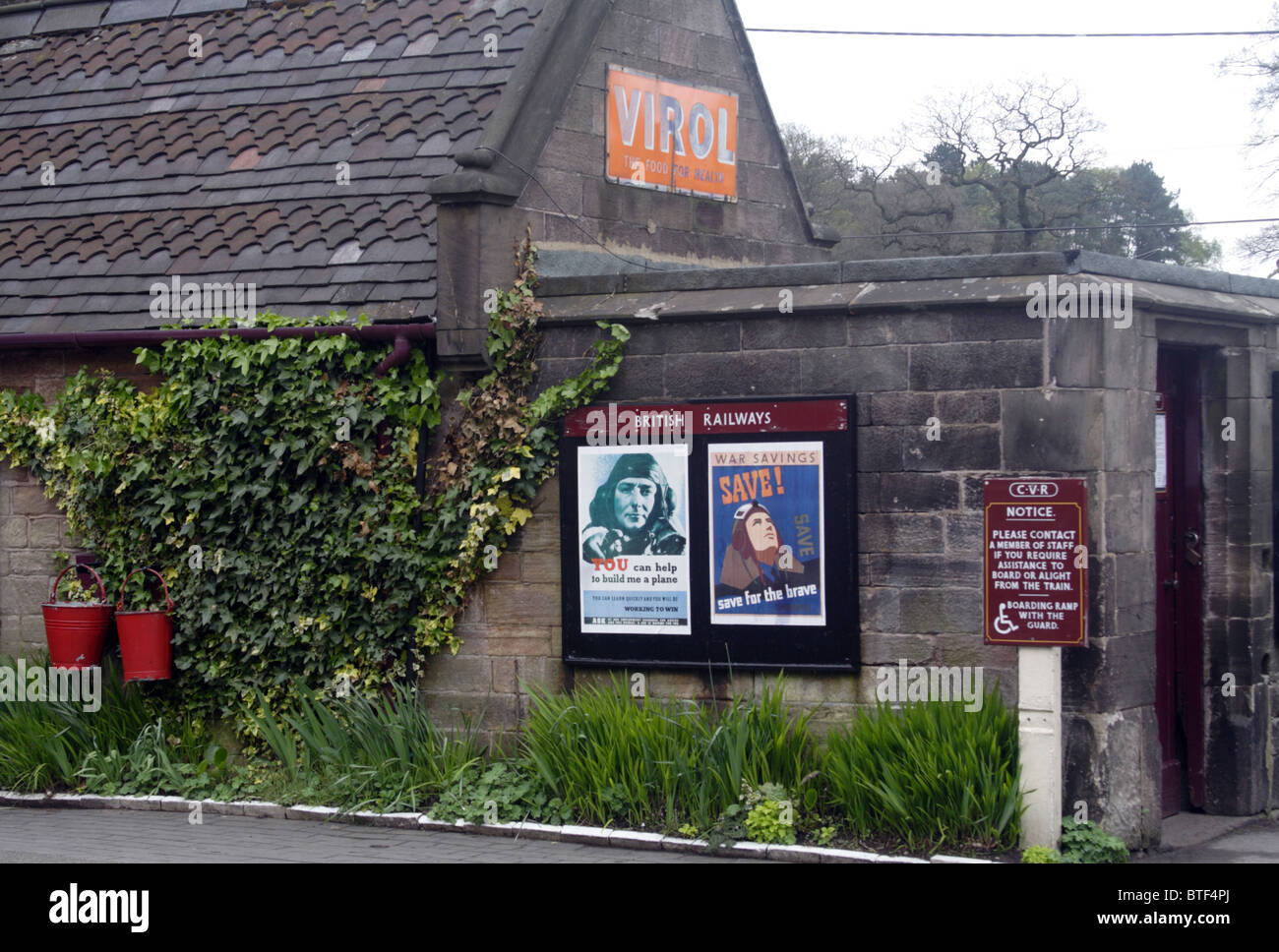 Cheddleton light steam railway Stock Photo - Alamy
