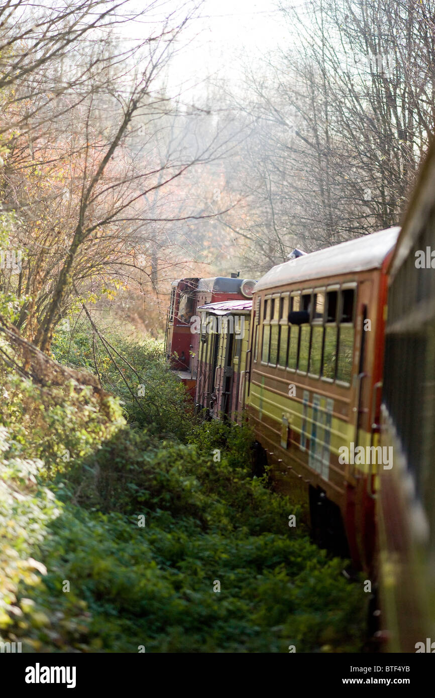 Train side red Stock Photo - Alamy