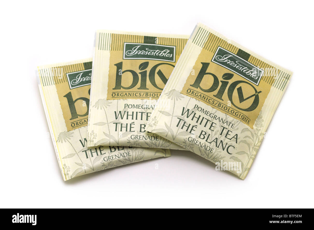 White Tea Teabags Stock Photo - Alamy