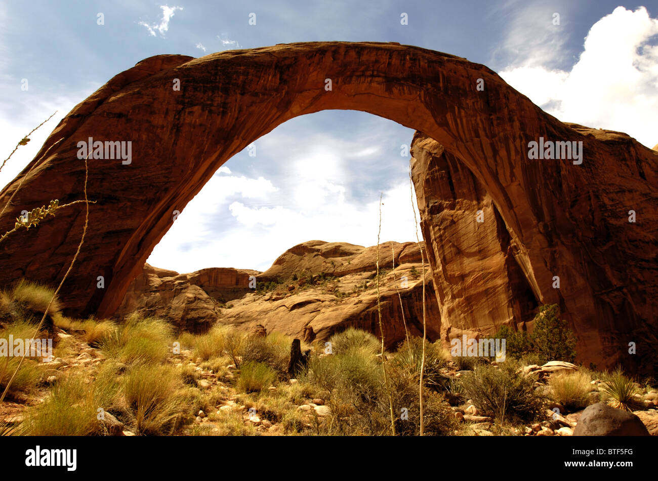 Rainbow Bridge Arch Utah Stock Photo - Alamy