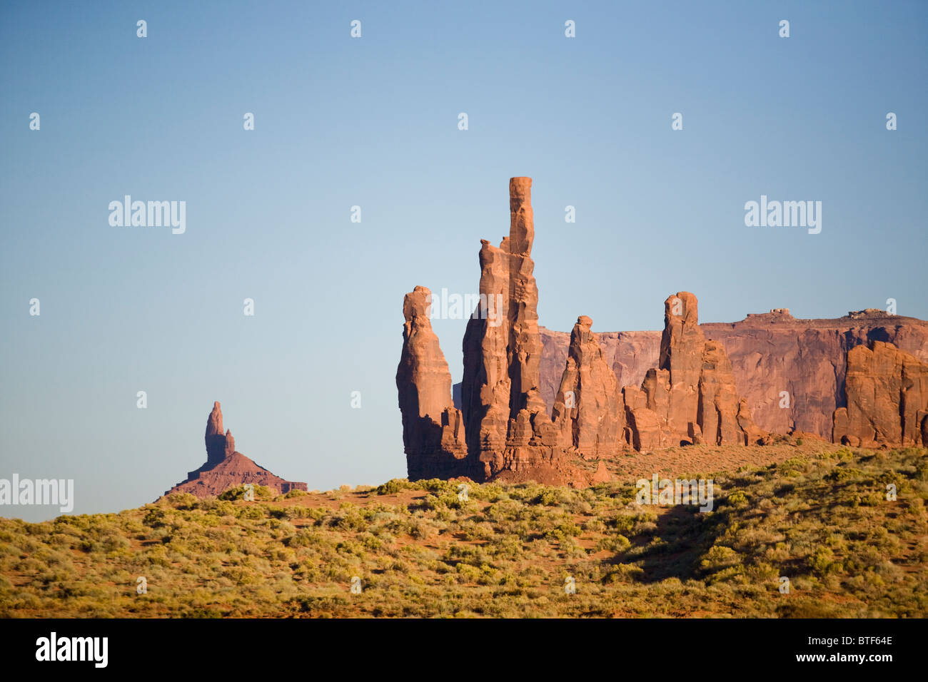Monument valley rock formation - Utah USA Stock Photo - Alamy