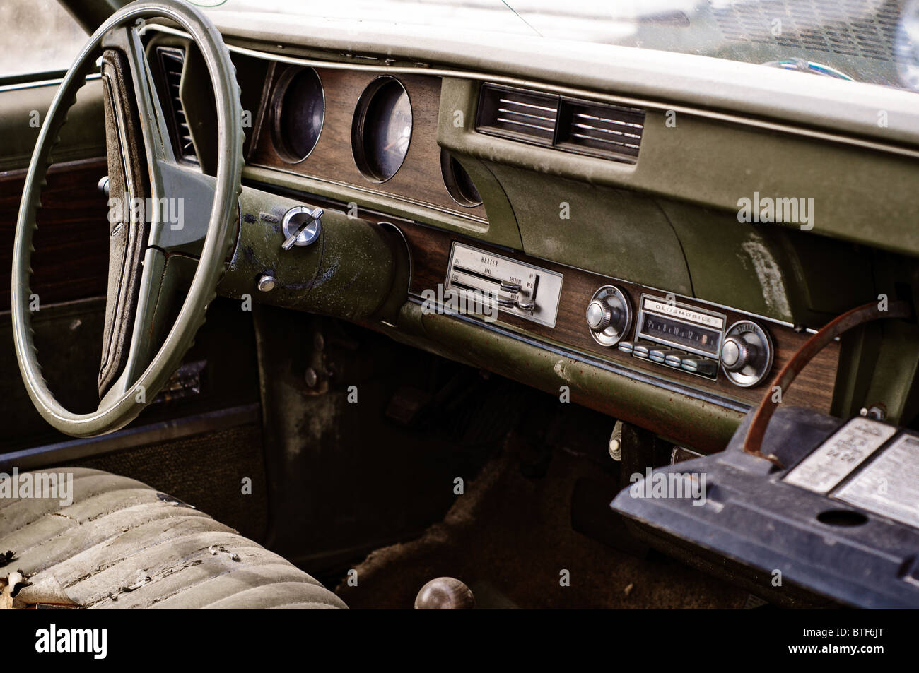 Old Broken Car Interior High Resolution Stock Photography and Images ...