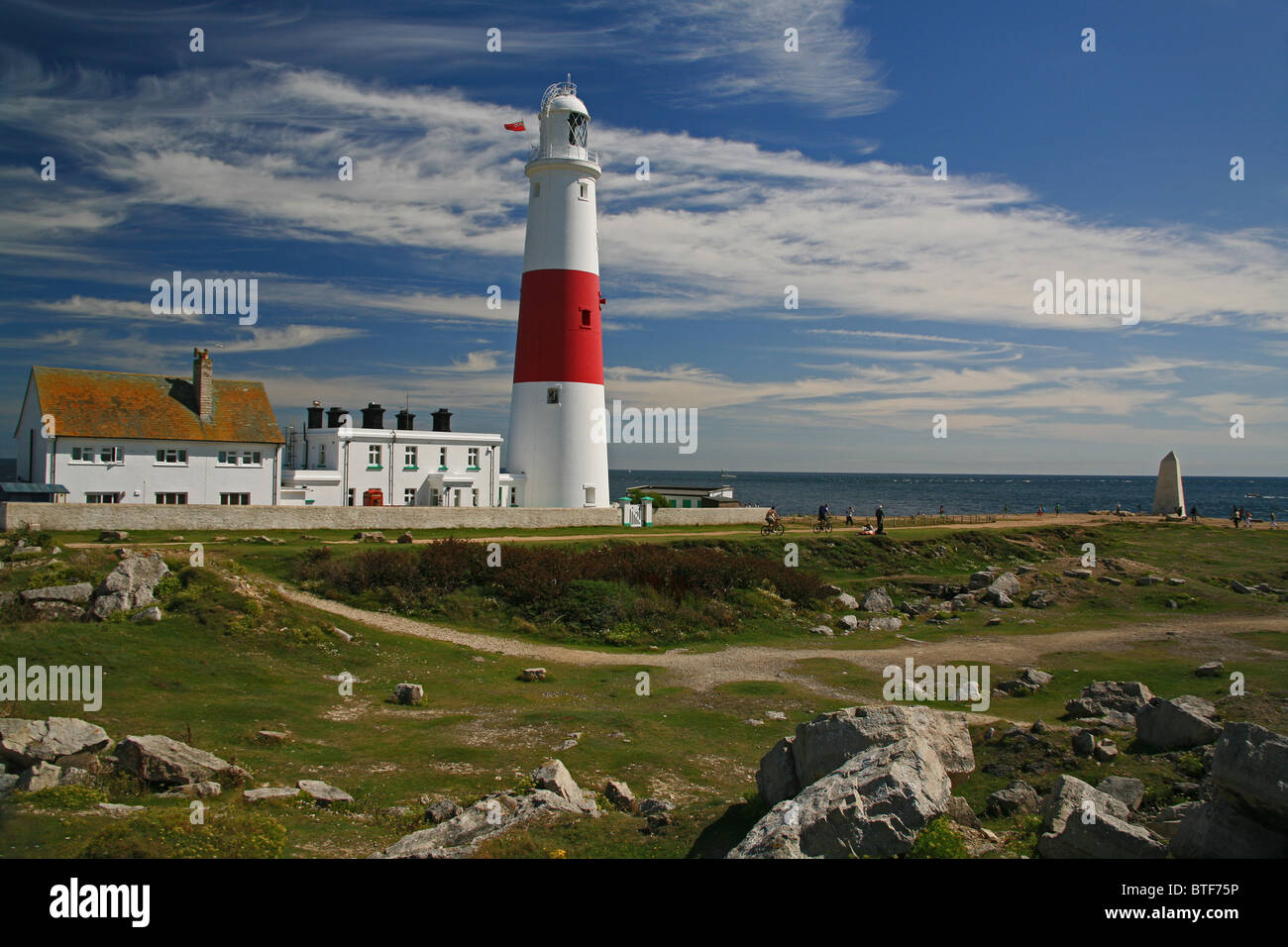 Portland Bill lighthouse, Dorset, England, UK Stock Photo - Alamy