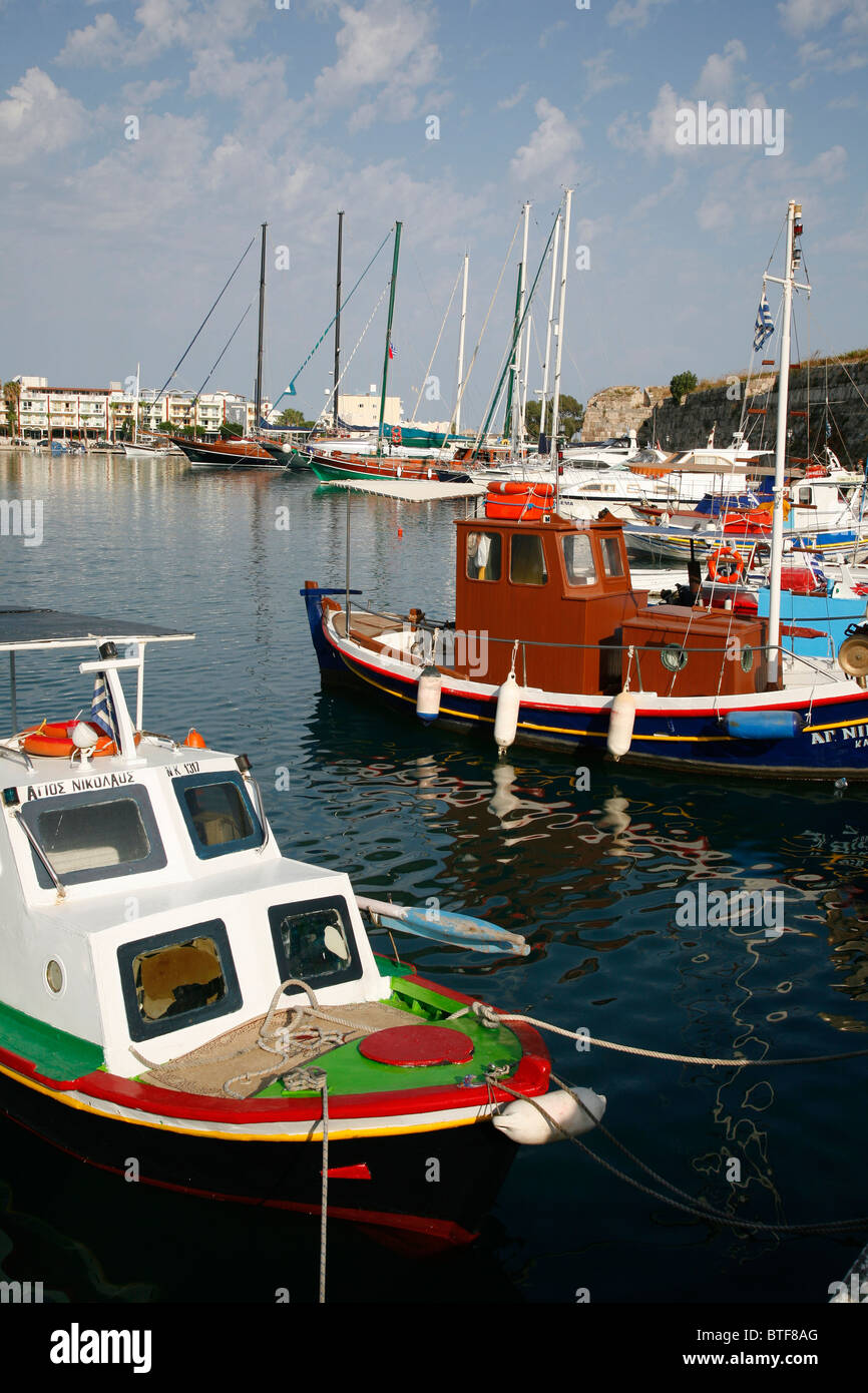 Kos island harbour hi-res stock photography and images - Alamy