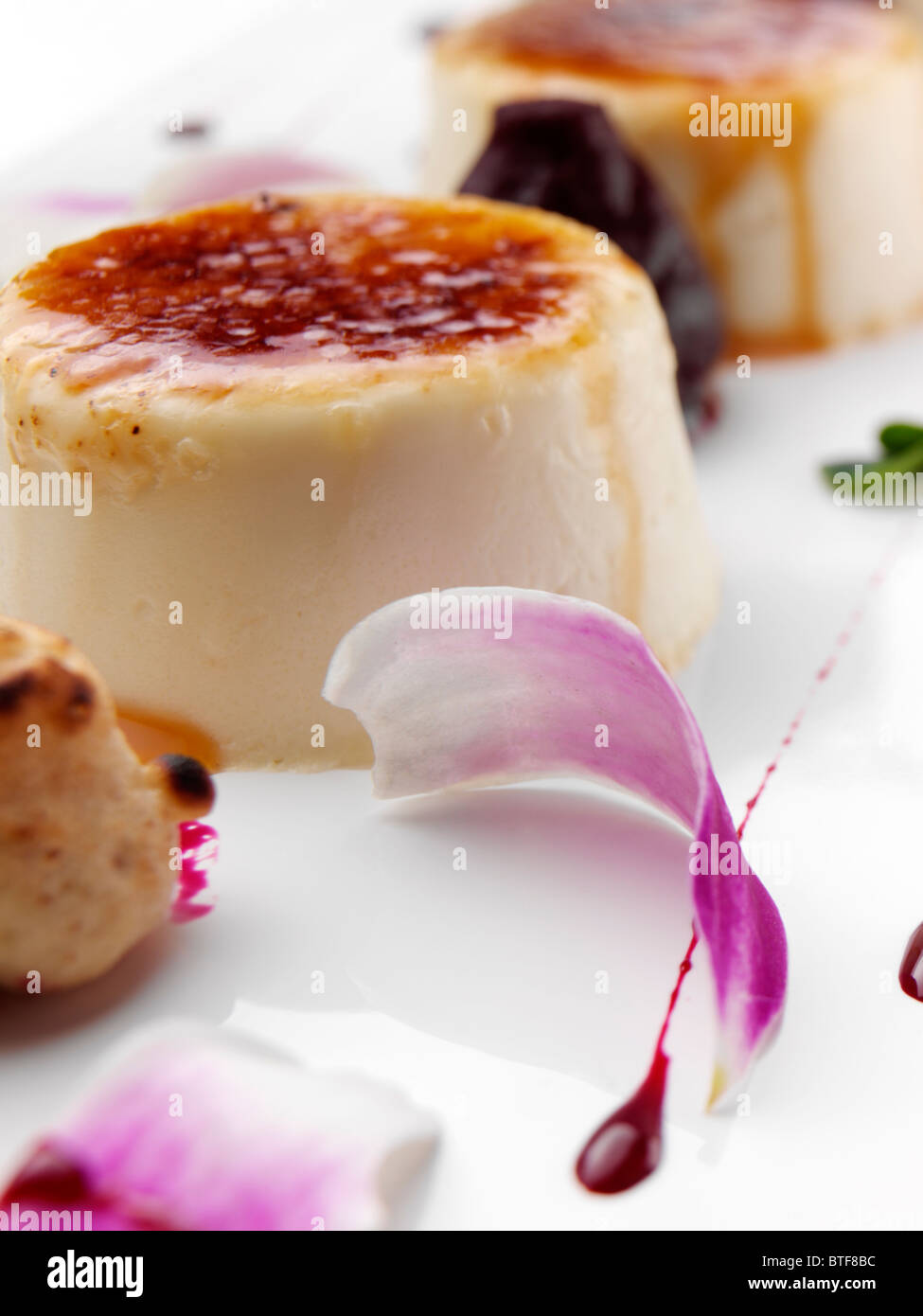 Goats cheese creme brulee hi-res stock photography and images - Alamy