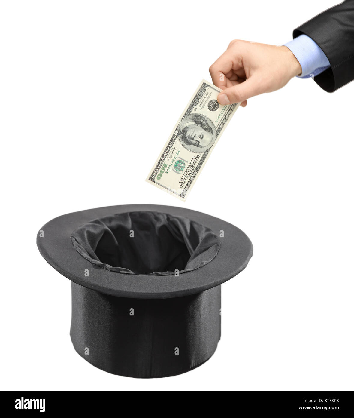 Black man giving money caucasian hi-res stock photography and images ...