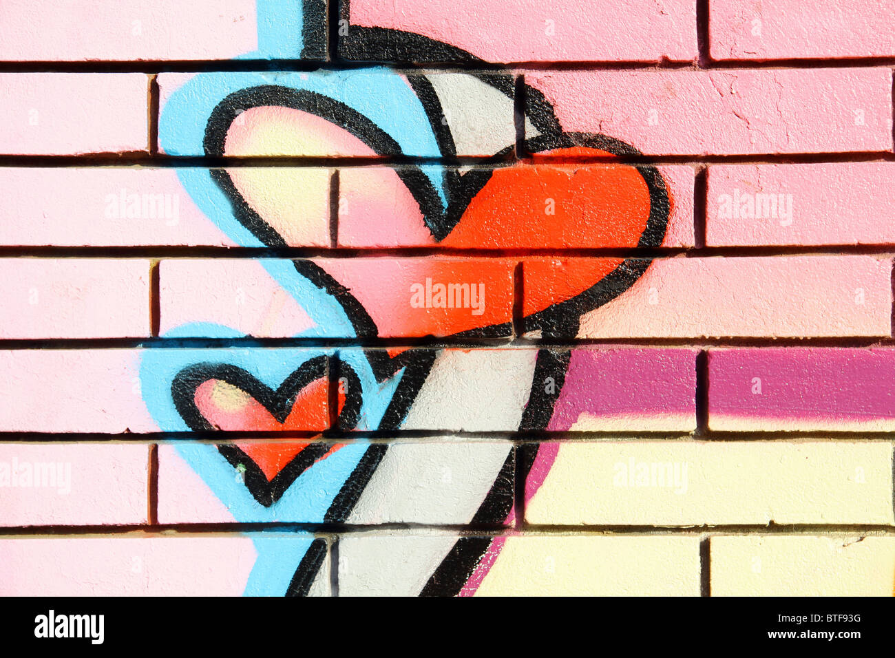 Bright graffiti hi-res stock photography and images - Alamy