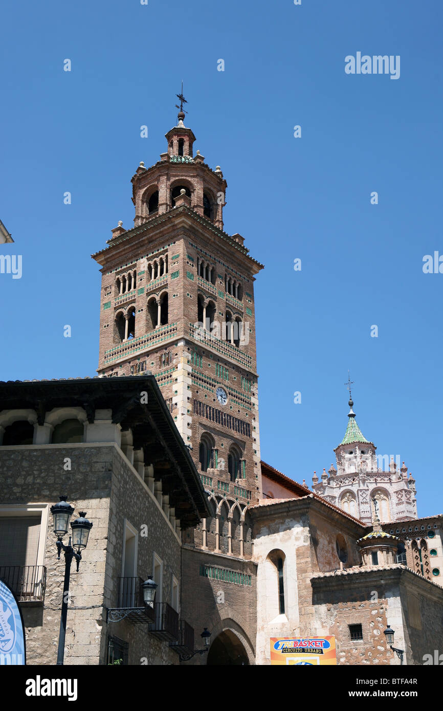 Mudejar tower Teruel Spain Stock Photo - Alamy