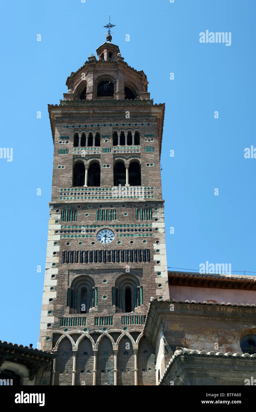 Mudejar tower Teruel Spain Stock Photo - Alamy