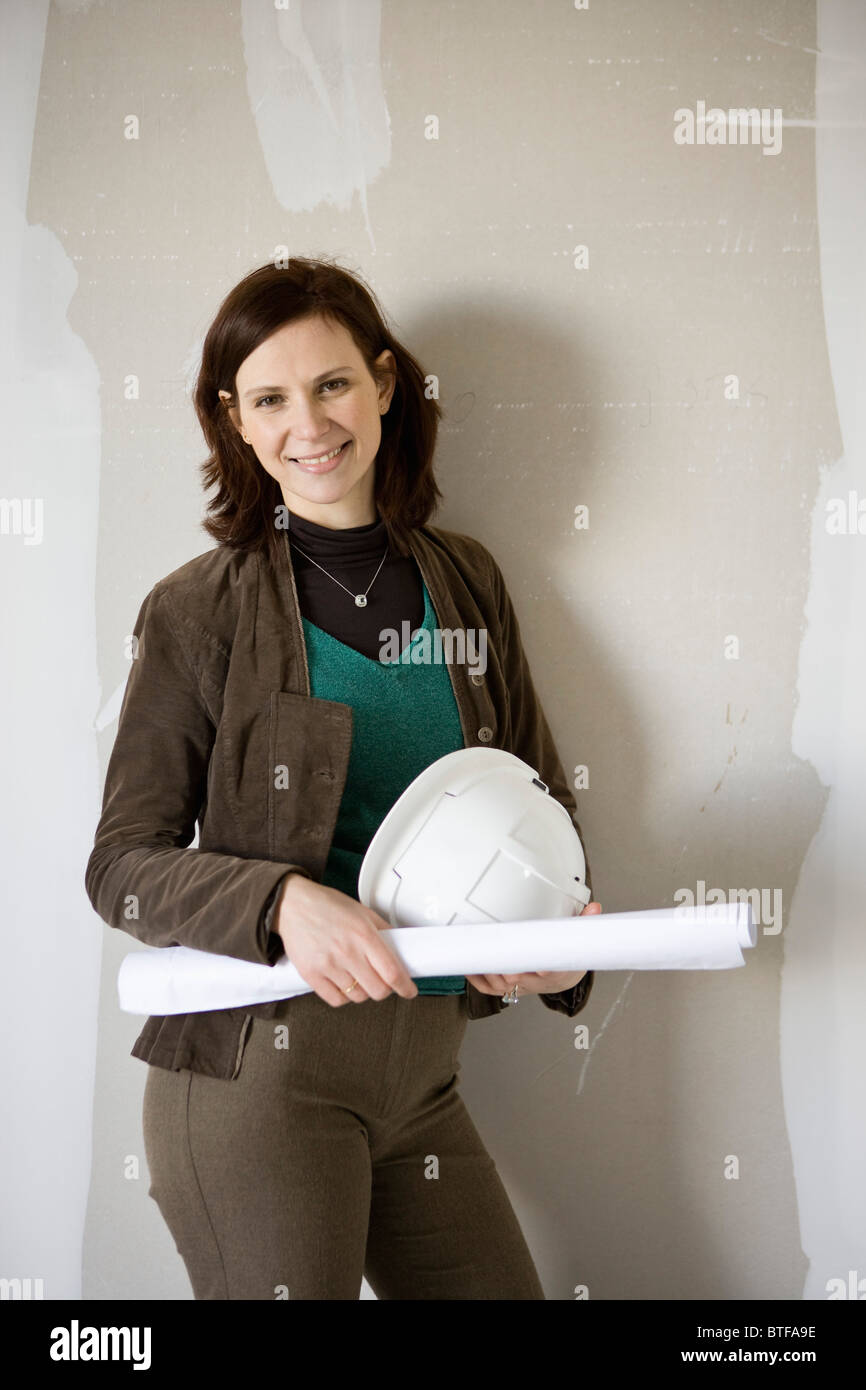 Female architect, portrait Stock Photo - Alamy