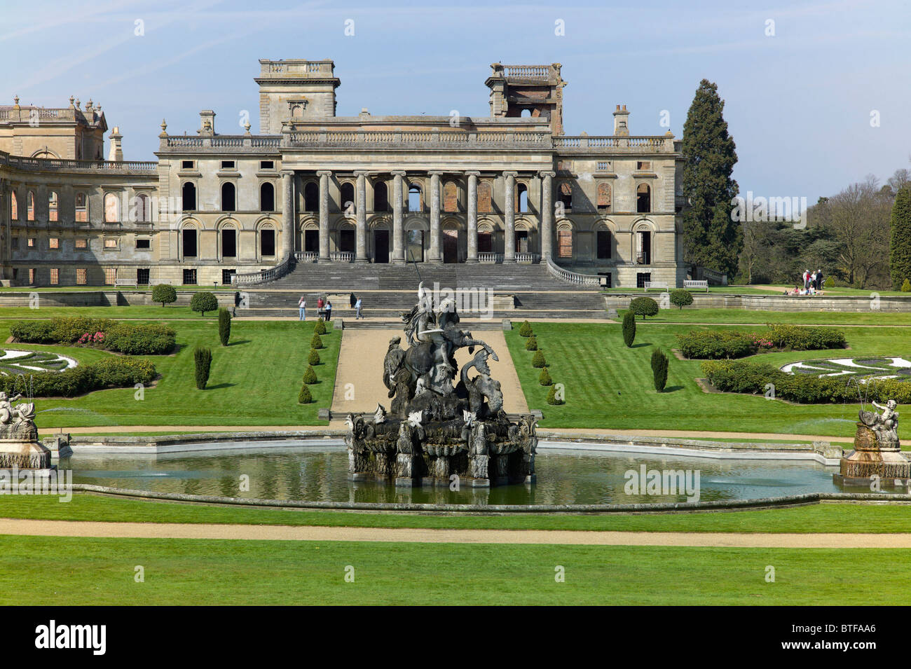 The exterior of a Stately Home Stock Photo - Alamy