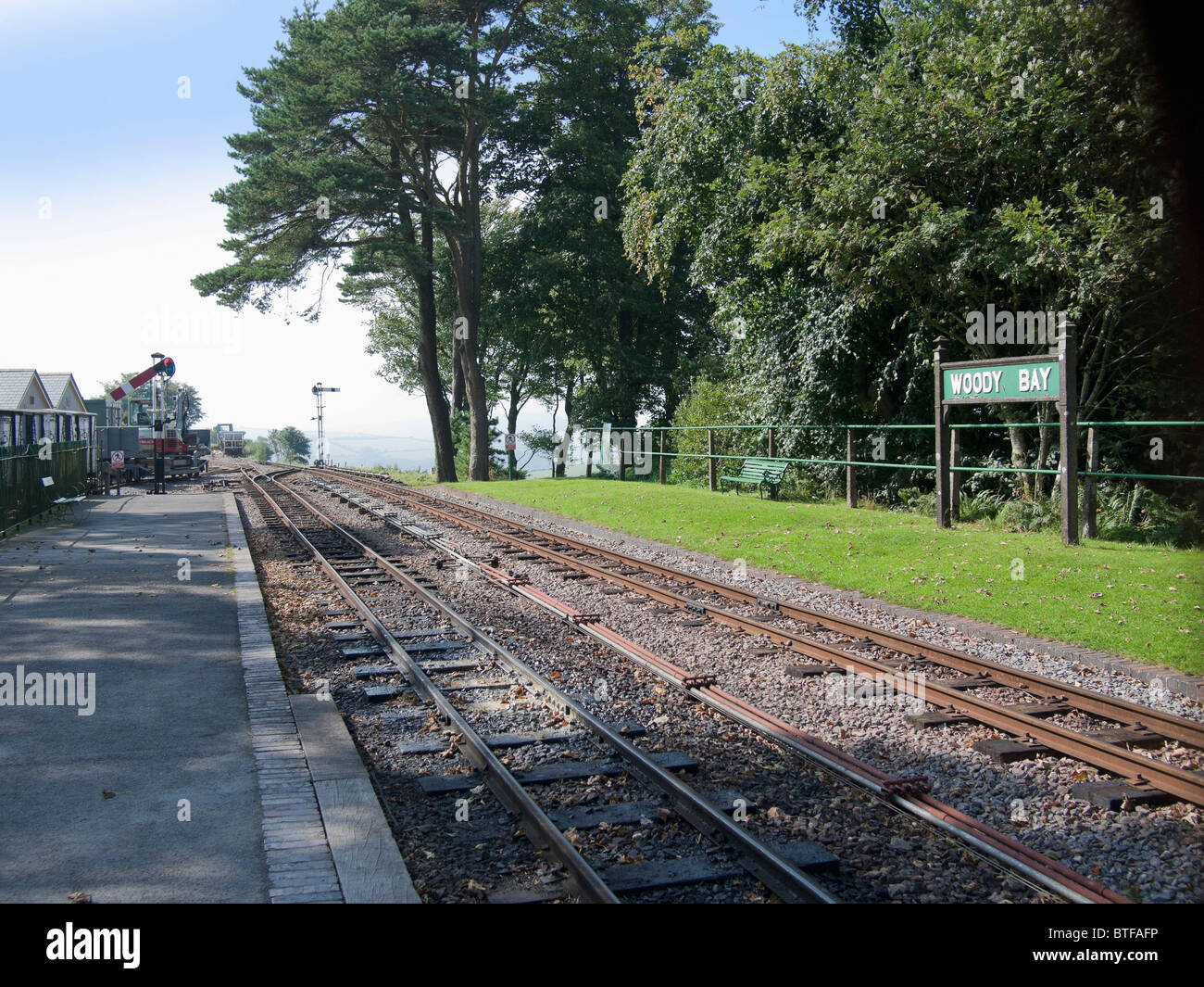 the lynton and barnstable heritage narrow guage steam railway at woody ...