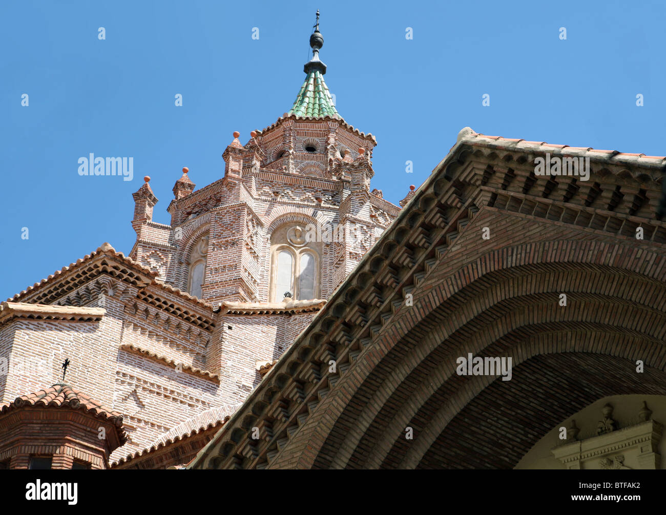 Mudejar tower Teruel Spain Stock Photo - Alamy